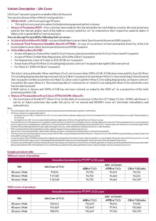 Insurance Pdf 44241 | Spg One Pager Updated