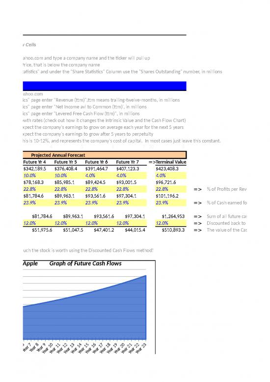 Intrinsic Value Spreadsheet 1