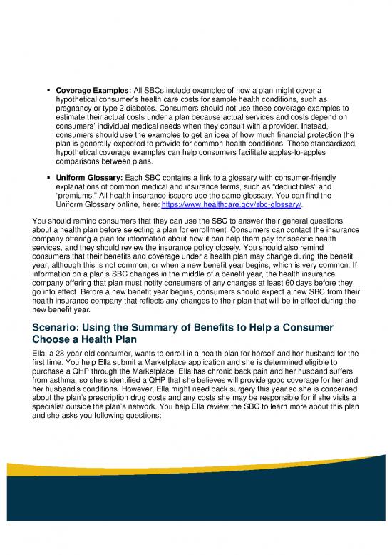 Insurance Pdf 44094 | Summary Of Benefits Fast Facts