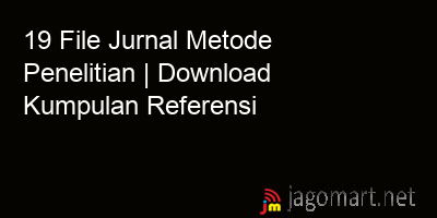 19 File Jurnal Metode Penelitian | Download Kumpulan Referensi