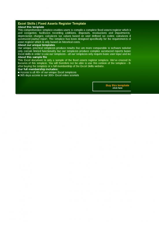 Calculate In Excel Sheet 46208 | Fixed Assets Register Inventory Template