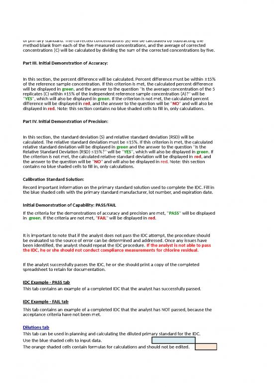 Calculate In Excel Sheet 46185 | Idc Calculation