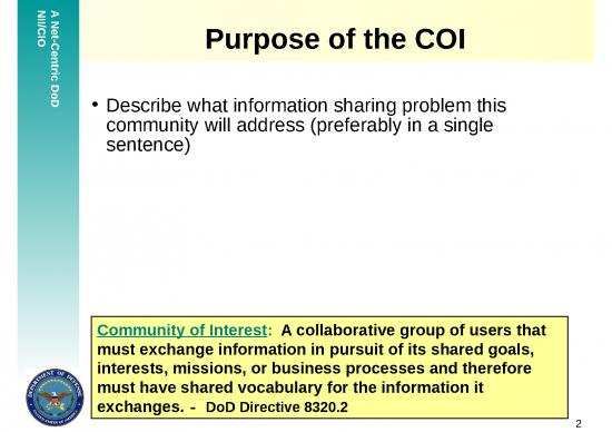 Business Ppt Templates 46727 | Sample Coi Kickoff Template 2007 05 24 V2