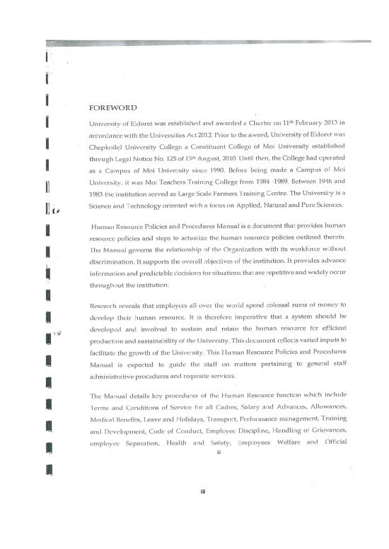 Human Resource Policies And Procedures Manual Compressed