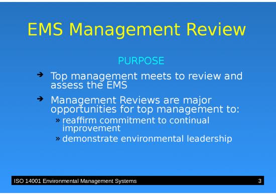 Iso 14001 Ppt 46674 | Lesson 19 Management Review