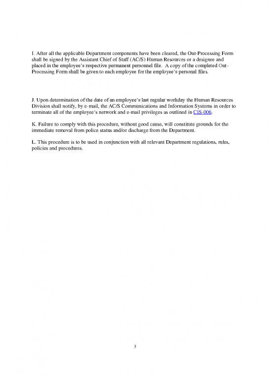 Processing Pdf 45399 | Out Processing Of Employees Separating From The ...