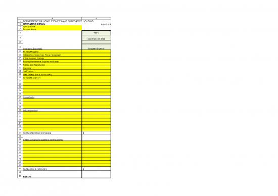 Excel Budget Formulas 46205 | Rfp114 Appendix 2 Proposal Budget ...
