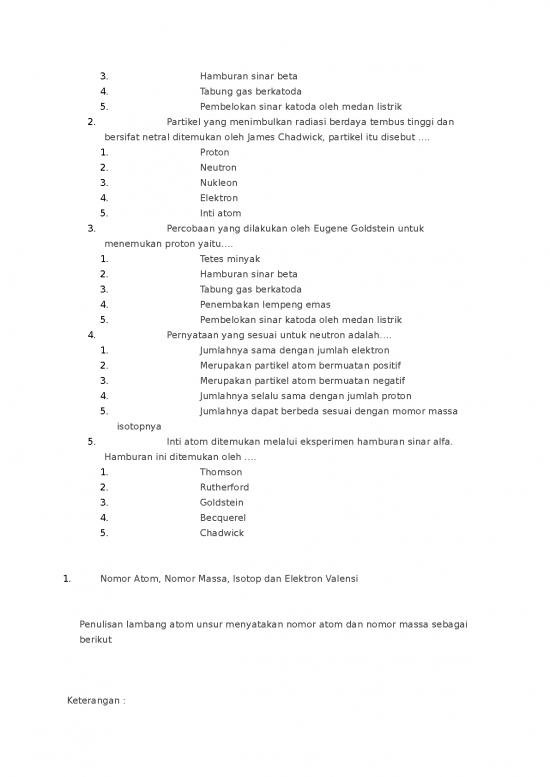 Materi Kelas 10 Semester 1 - Ringkasan Materi Kimia