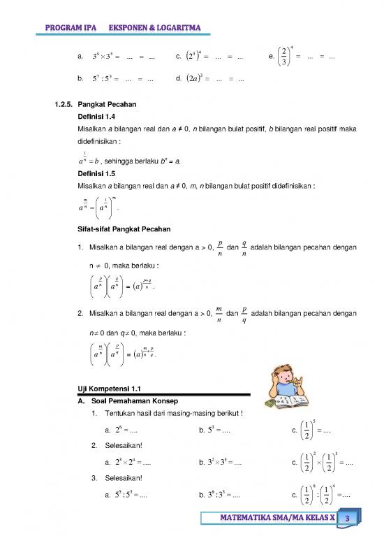 Pembelajaran Pdf 5230 | Materi Kelas 10 Ipa Sma - Eksponen Dan Logaritma
