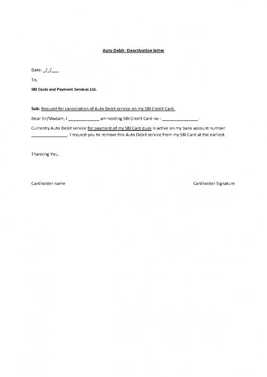 Letter Pdf 49091 | Autodebit Deactivation Letter