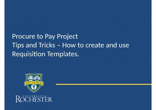 Ppt Radio 47076 Creating And Using Requisition Templates