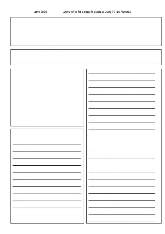 English Newspaper Template