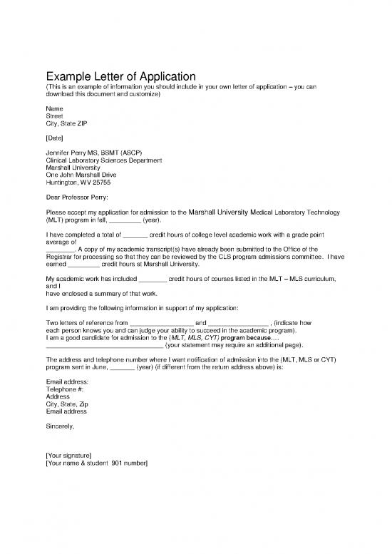 Letter Pdf 48870 | Example Letter Of Application