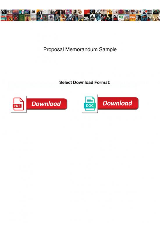 Letter Pdf 47955 | Proposal Memorandum Sample