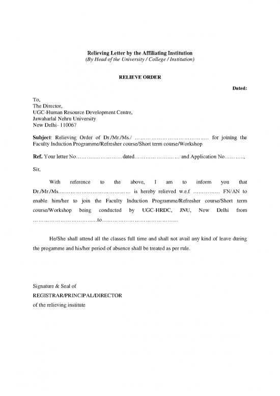 10 Relieving Letter Pdf Files | Download Free Collection Files 10 Relieving Letter Pdf Files | Download Free Collection Files