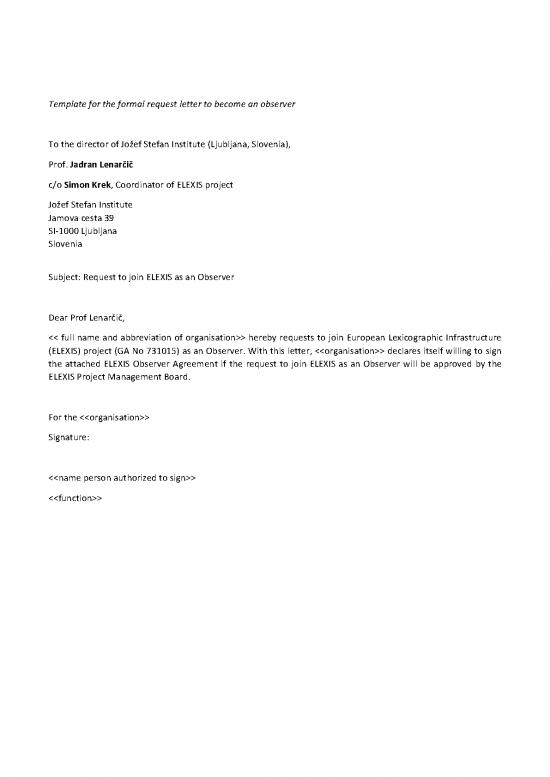 Letter Pdf 47729 | Template For The Formal Request Letter To Become An Observer