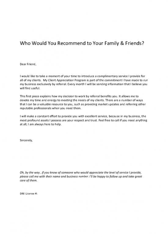 Letter Pdf 48115 | Introduction Call Dialogue Letter