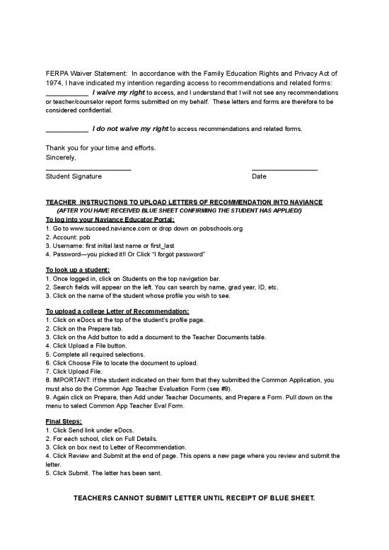 Letter Pdf 49021 | Request For Teacher Letter Of Recommendation Google Docs