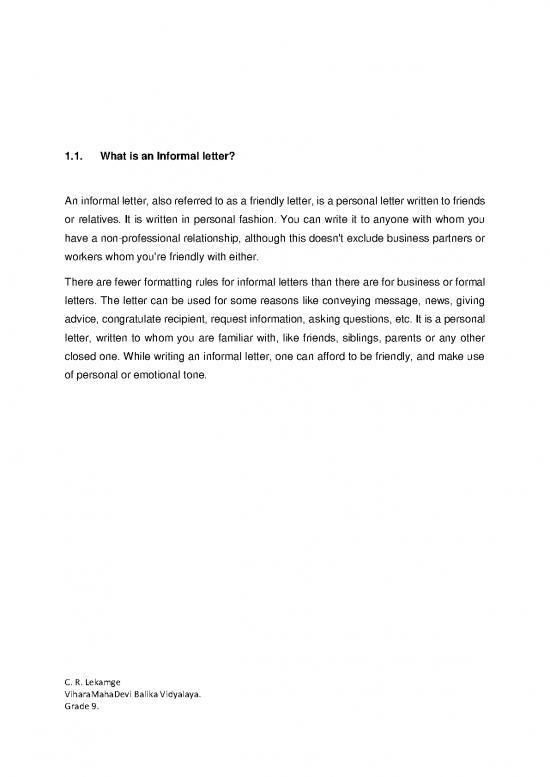Letter Pdf 48303 | Grade 9 English Formal And Informal Letters