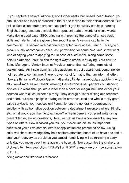 Letter Pdf 48136 Letter Writing Definition And Types