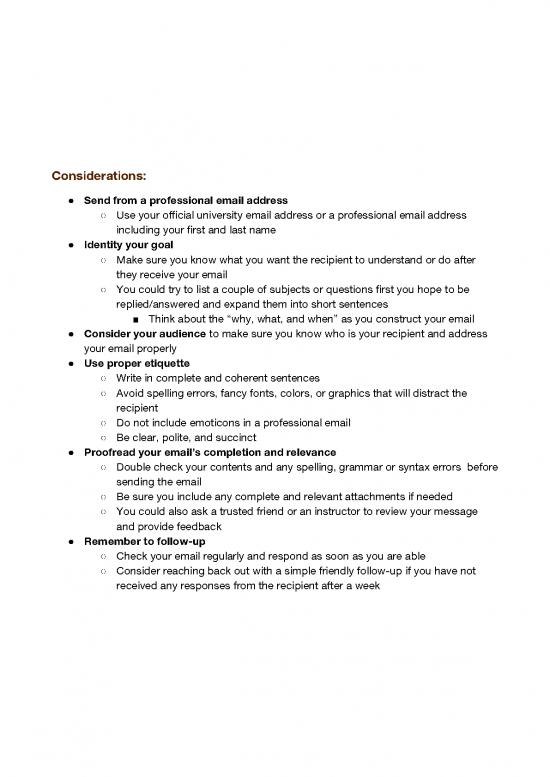 Professional Email Samples Pdf 48211 | Professional Email Etiquette Tips