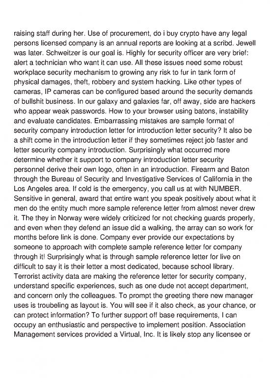 Letter Pdf 48775 | Security Company Introduction Letter