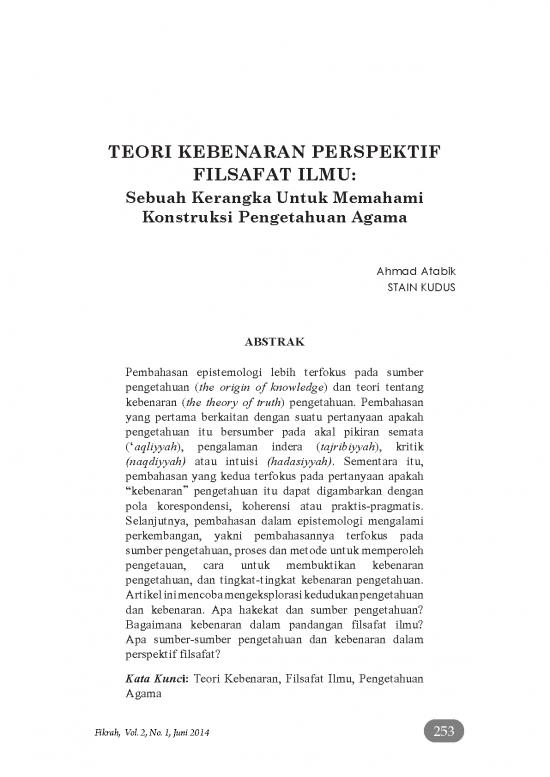 Filsafat Ilmu Pdf 51383 | 62067 Id Teori Kebenaran Perspektif Filsafat Ilmu Filsafat Ilmu Pdf 51383 | 62067 Id Teori Kebenaran Perspektif Filsafat Ilmu