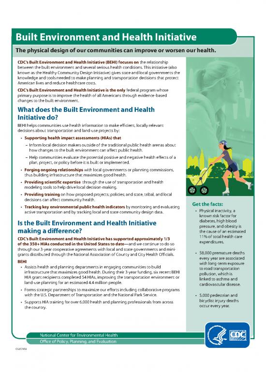 The Environment Pdf 50465 | Built Environment Overview