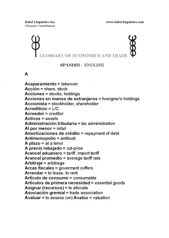Linguistics Pdf 50147 | Glossary Economics