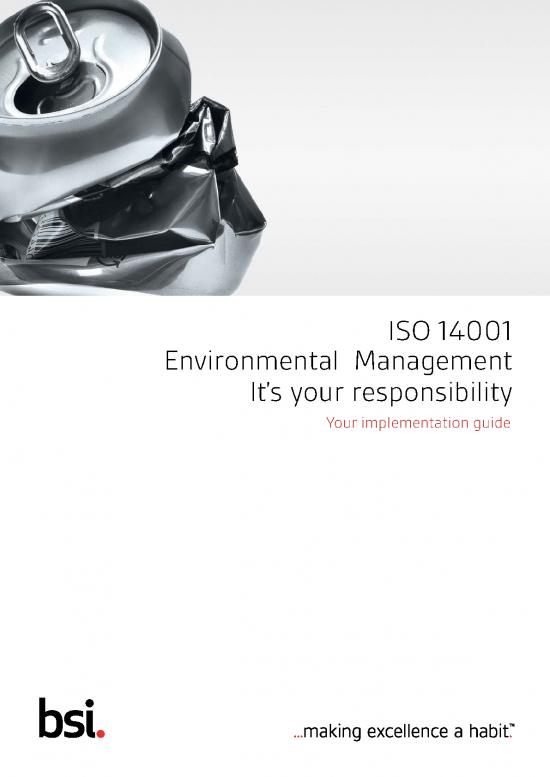 Environmental Assessment Pdf 50430 | Iso 14001 Implementing Guide Environmental Assessment Pdf 50430 | Iso 14001 Implementing Guide