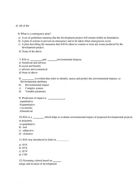 Environmental Assessment Pdf 50274 | Environmental Impact Assessment