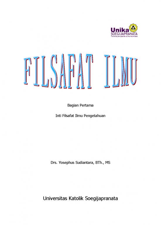Filsafat Ilmu Pdf 51521 | Filsafat Ilmu, Naskah Buku Ber Isbn