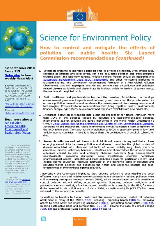 Environmental Development Pdf 49648 | How To Control Mitigate Effects Of Pollution On Public ...