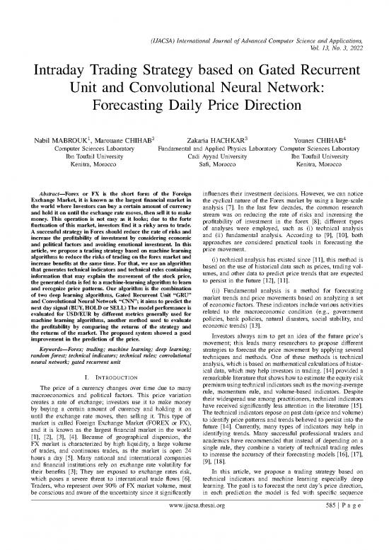 Research Pdf 53111 | Paper 69 Intraday Trading Strategy Based On Gated ... Research Pdf 53111 | Paper 69 Intraday Trading Strategy Based On Gated ...