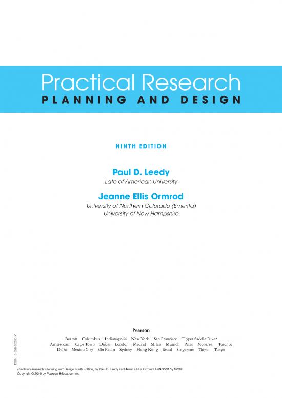 Research Pdf 53232 | Practical Research Planning Design Research Pdf 53232 | Practical Research Planning Design