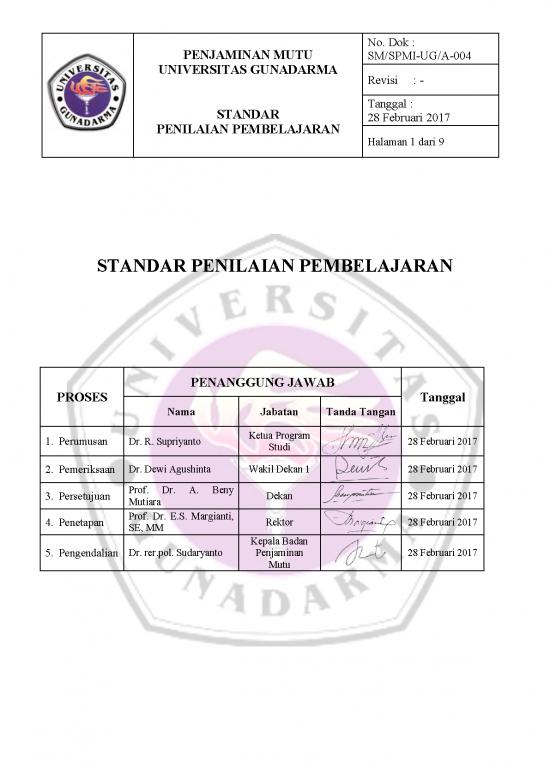 Contoh Penilaian Pembelajaran 53669 | A04 Standar Penilaian Pembelajaran