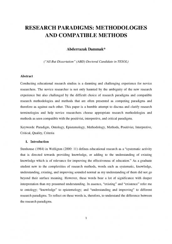 Research Pdf 55062 | Research Philosophy Design And Methodologies A ...