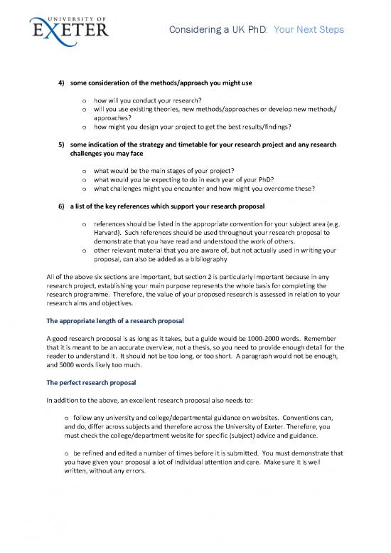 Sample Of Research Proposal Pdf 54990 | A Guide To Writing Your Phd ...