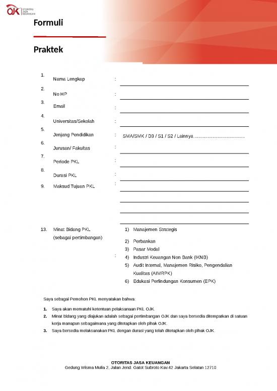 Contoh Slik Ojk Perorangan 39936 | Slik Pedoman Penyusunan Data Slik V4