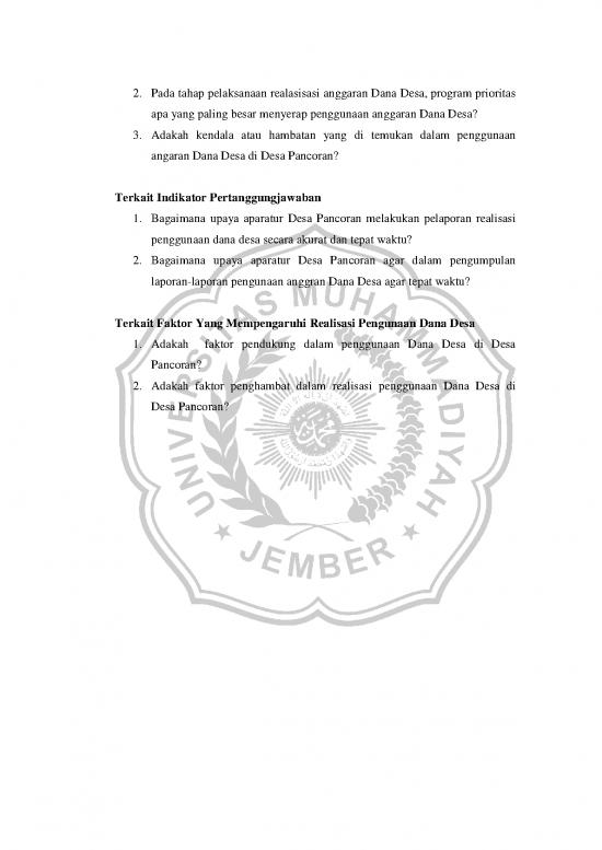 Dana Desa Pdf 58752 | Daftar Lampiran