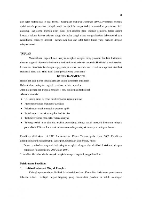 Simple Distillation Pdf 61024 | Pemisahan Eugenol Dari Minyak Cengkeh