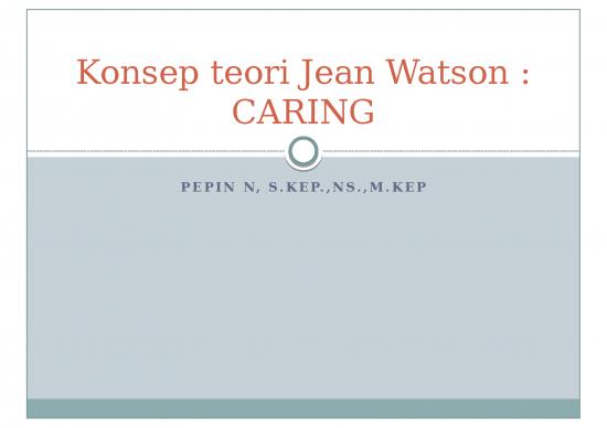 Nursing Theories Ppt 66632 | Konsep Teori Jean Watson Nursing Theories Ppt 66632 | Konsep Teori Jean Watson