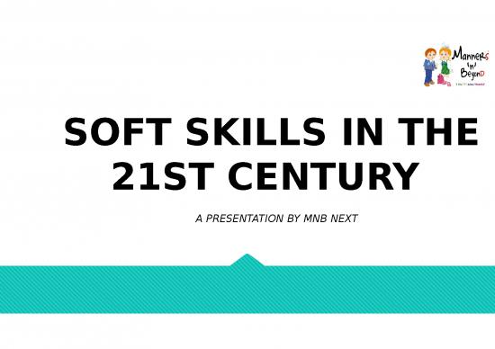Soft Skills In The 21st Century