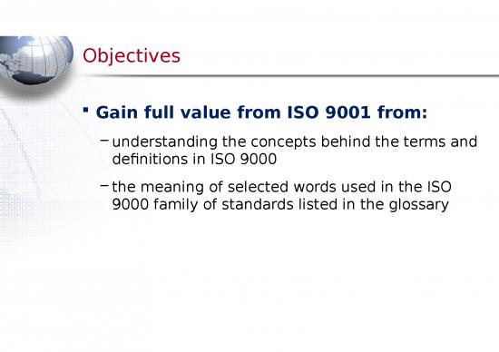Iso 9001 Ppt 64446 | Iso 9000 Vocabulary And Glossary Use V8