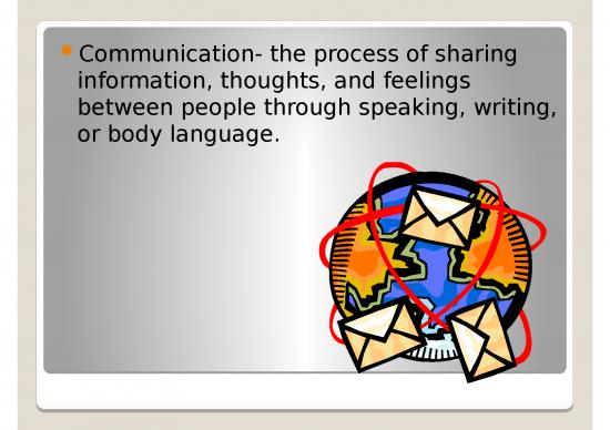 Communication Ppt 66298 | The Communication Process Ch 1