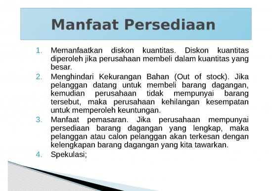 Ppt Stock 64351 | 10 Persediaan