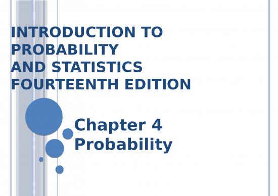 Probability Powerpoint 69324 | Chap004