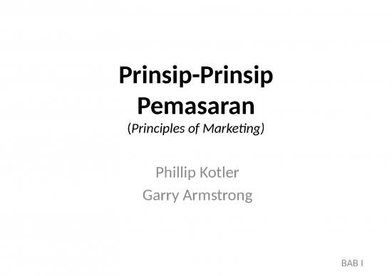 Materi 1 Prinsip Prinsip Pemasaran