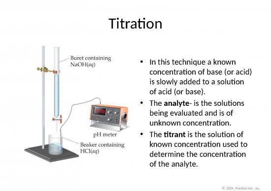 Acid Base Titration Slideshare 68314 | Acid –base Titration1