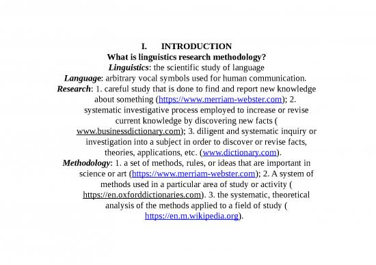 Research Methodology Slideshare 67033 | Linguistics Research Methodology